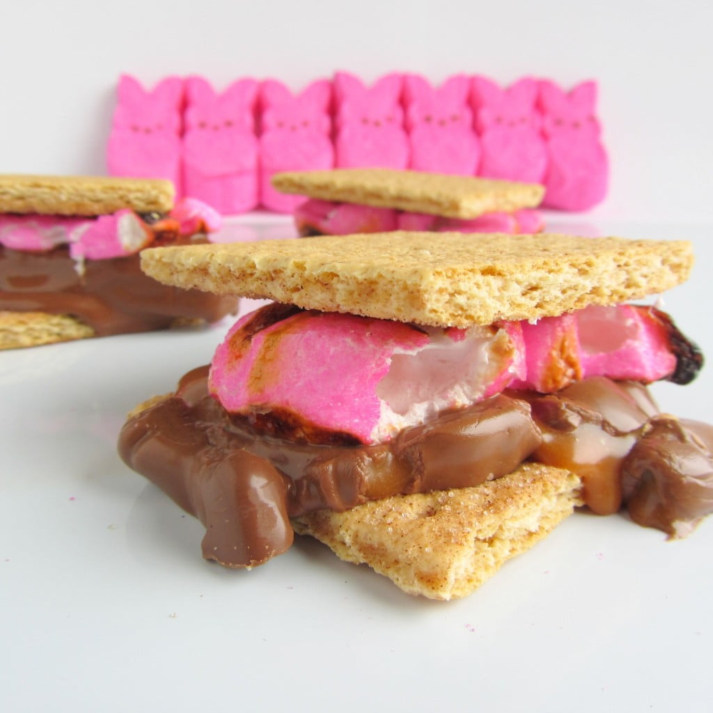 Peeps S'mores - A baJillian Recipes