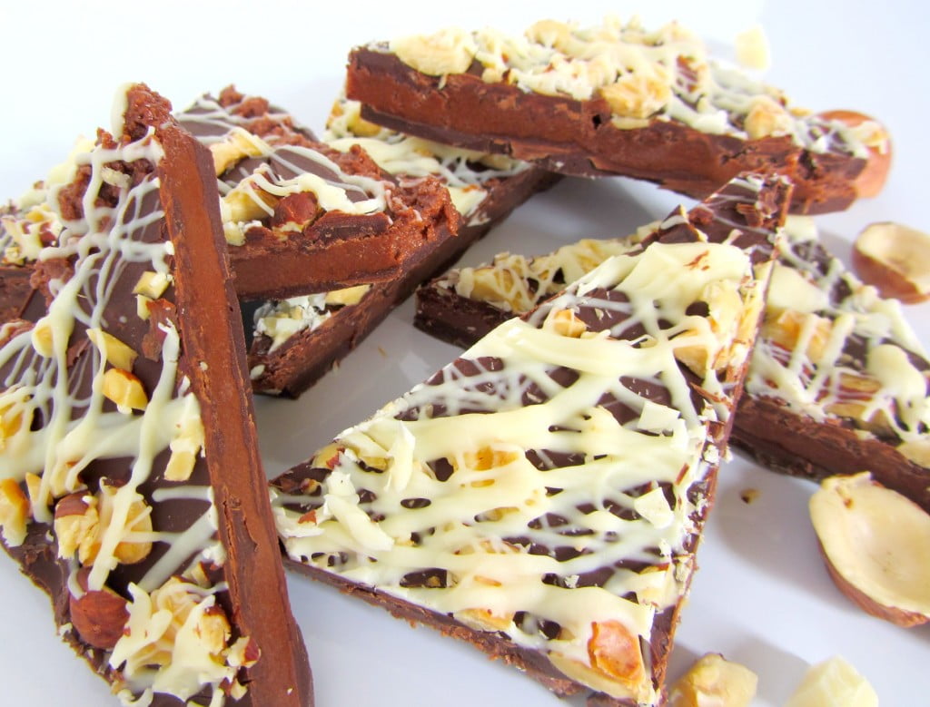 Nutella Filled Chocolate Bark - A baJillian Recipes