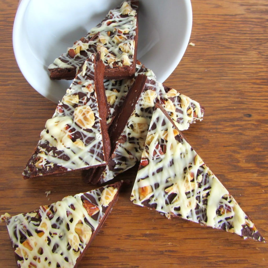 Nutella Filled Chocolate Bark - A baJillian Recipes