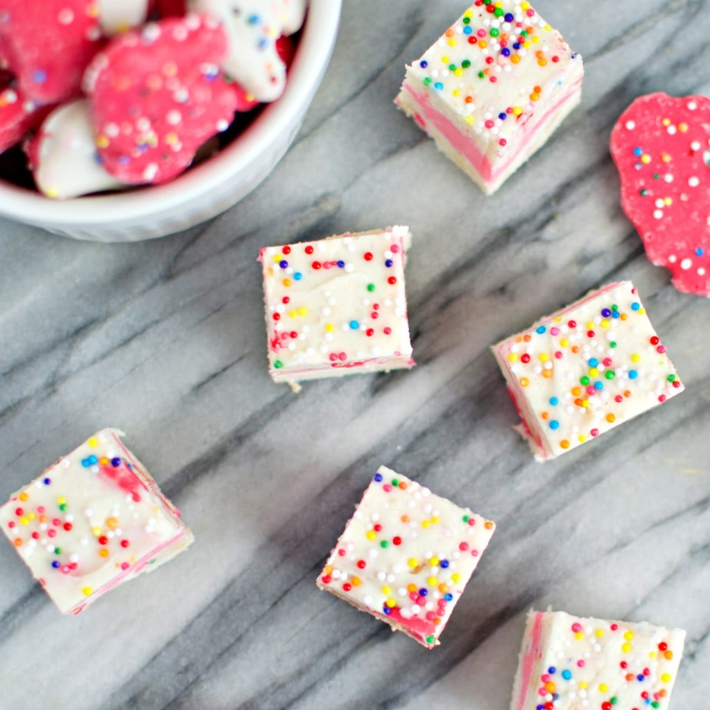 Circus Animal Cookie Fudge - A baJillian Recipes