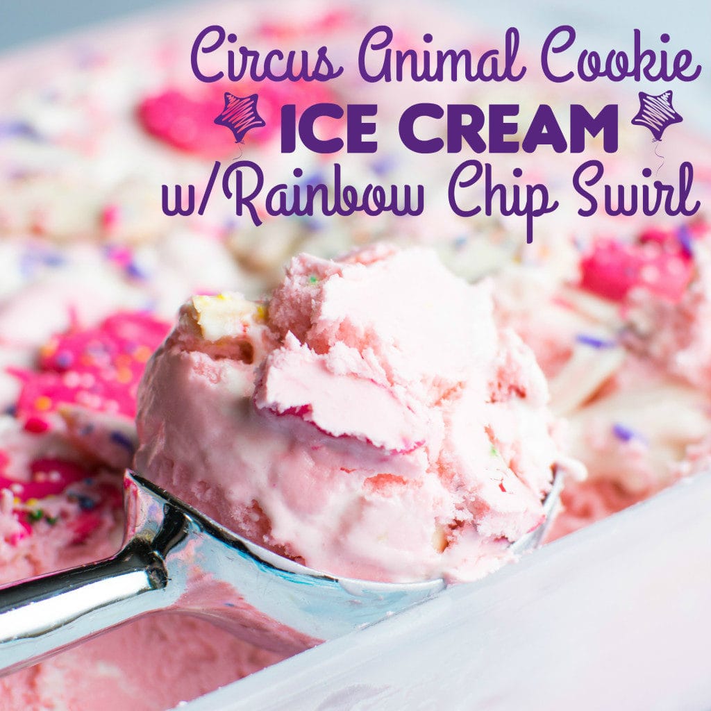 Circus Animal Cookie Ice Cream - A baJillian Recipes