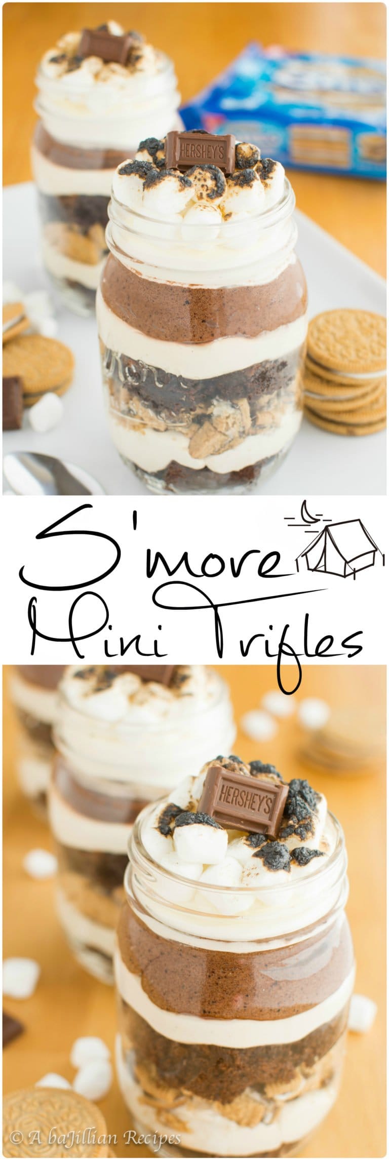 S'more Mini Trifles - A baJillian Recipes
