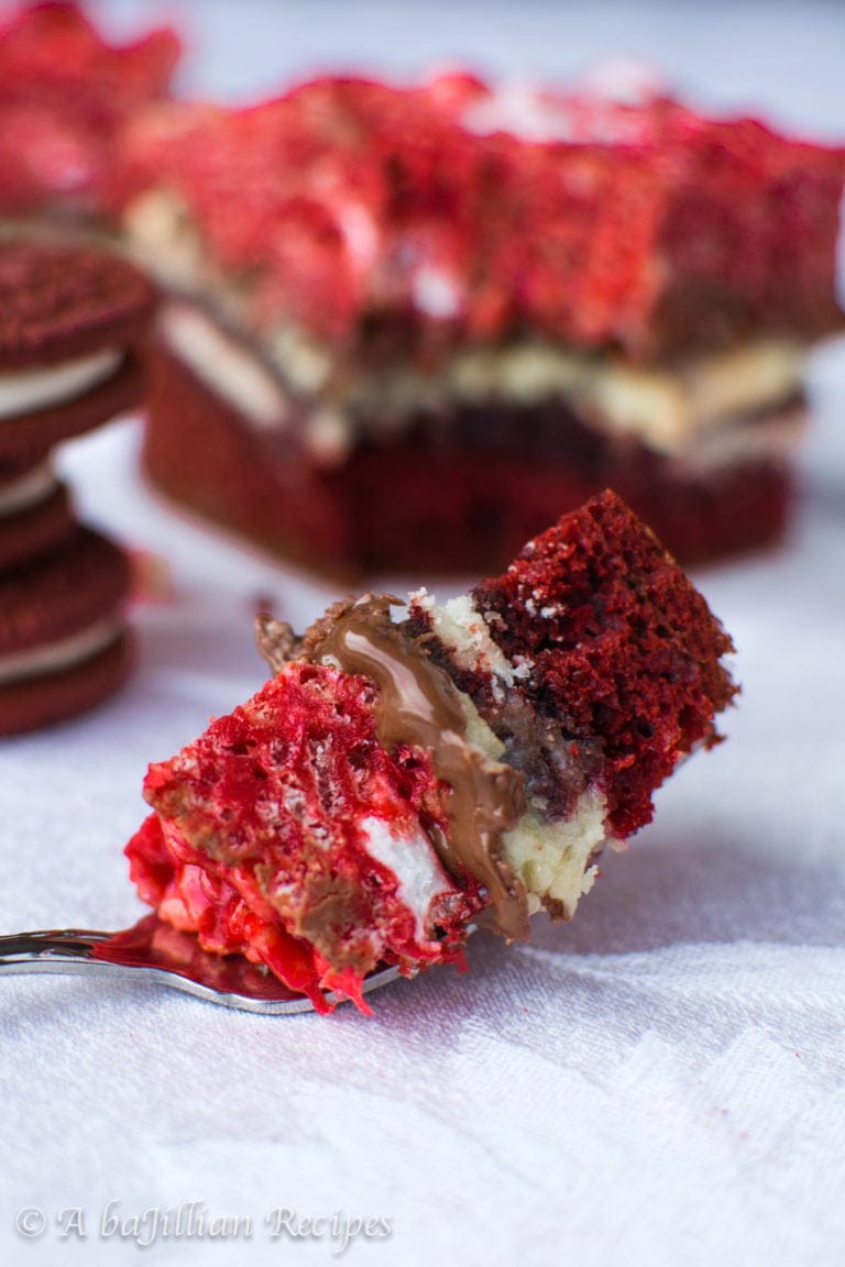 Red Velvet Overload Bars - A baJillian Recipes