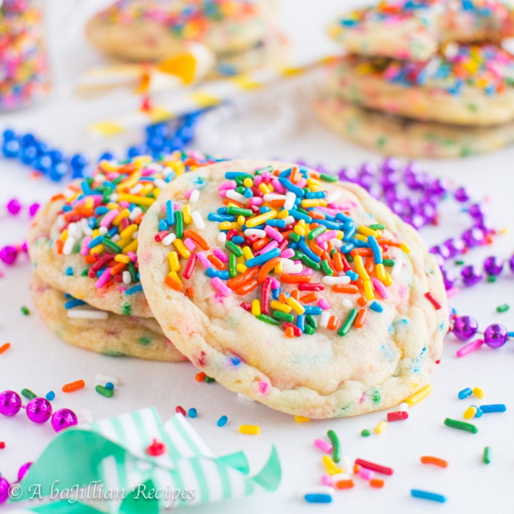 Bakery Style Funfetti Cookies - A baJillian Recipes