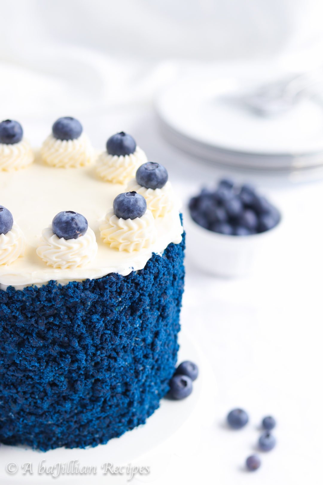 Blue Velvet Cake - A baJillian Recipes