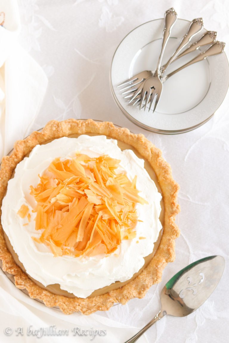 Homemade Butterscotch Pie - A baJillian Recipes