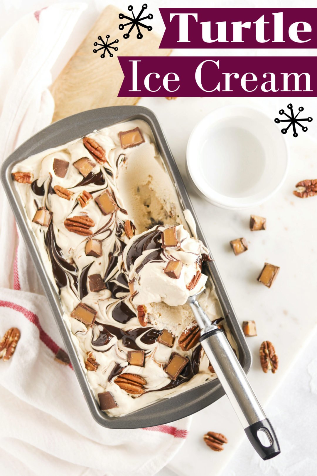 Turtle Ice Cream - A baJillian Recipes