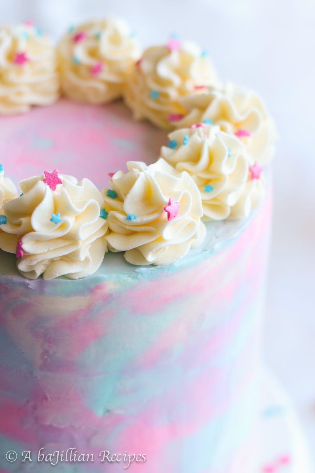 Cotton Candy Cap'n Crunch Cereal Cake - A baJillian Recipes