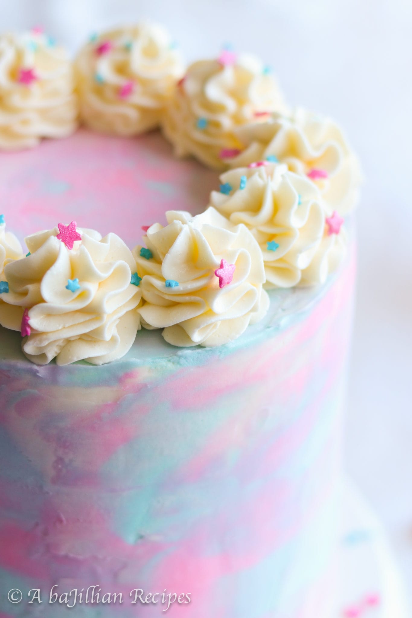 Cotton Candy Cap'n Crunch Cereal Cake - A baJillian Recipes