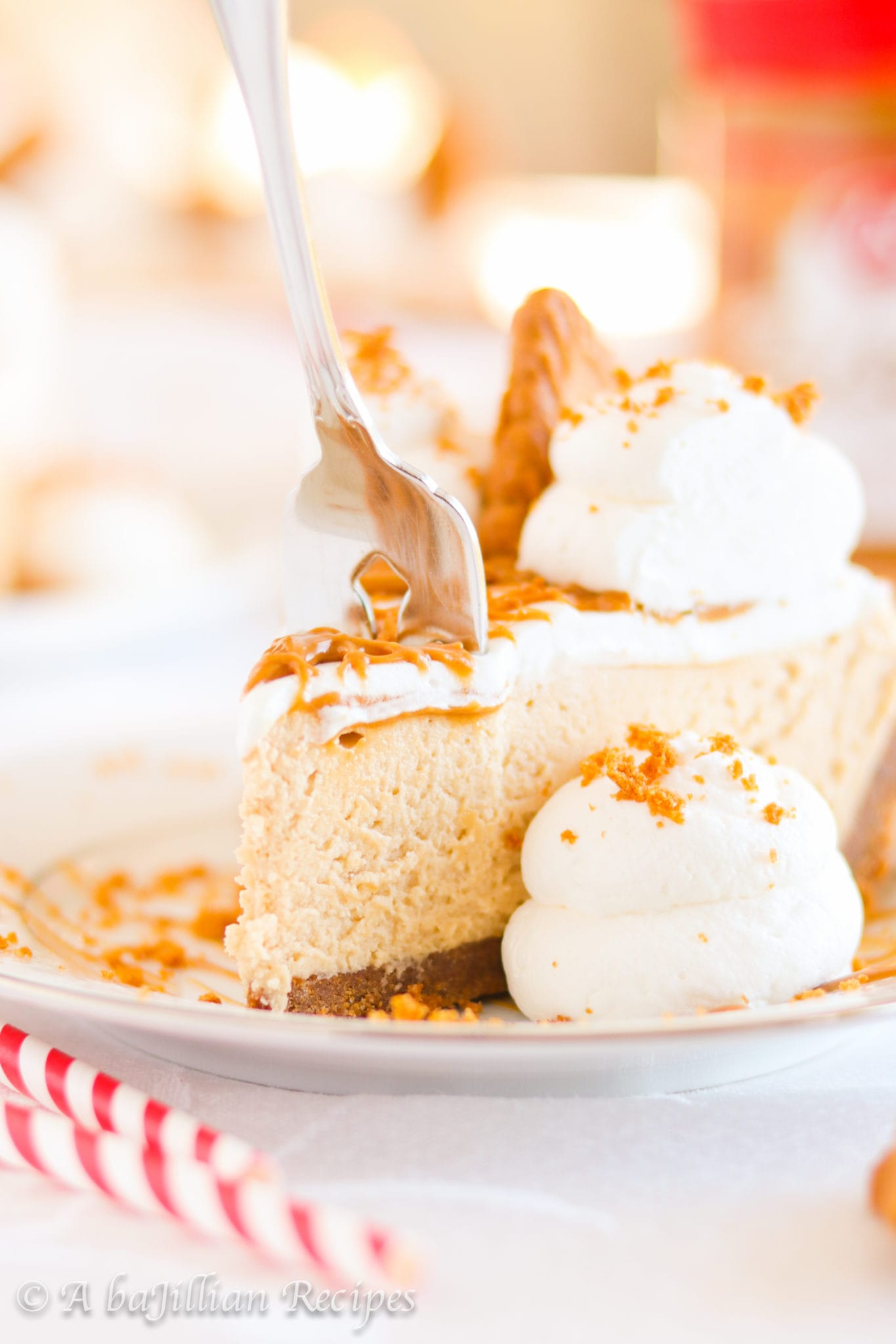 Cookie Butter Cream Pie - A baJillian Recipes