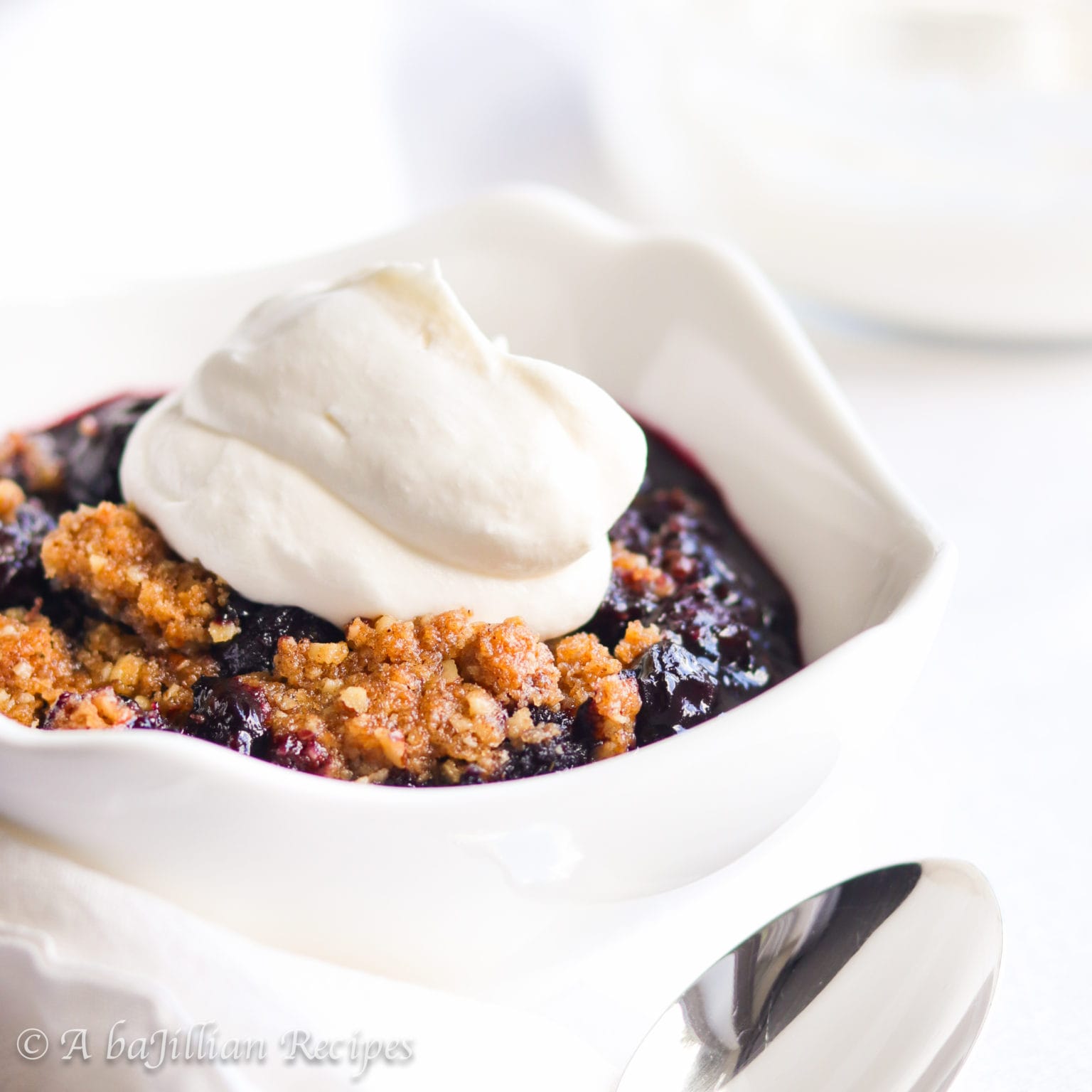 Triple Berry Crisp - A baJillian Recipes
