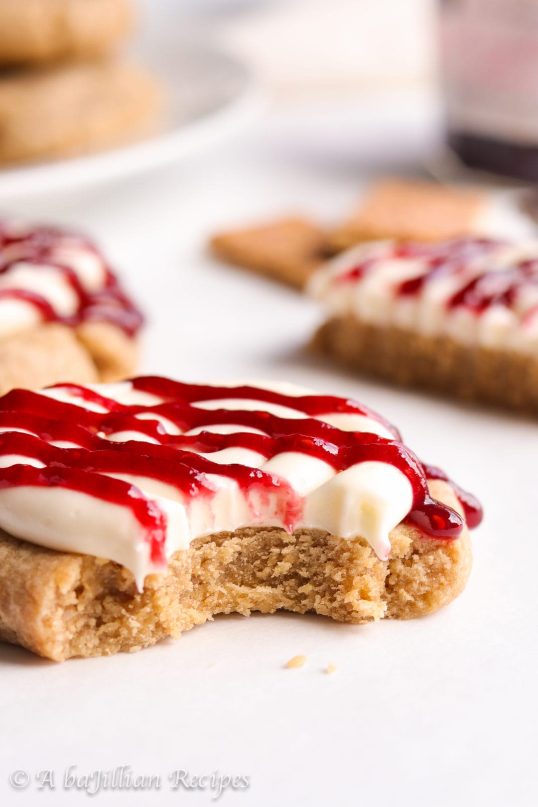 Raspberry Cheesecake Cookies - A baJillian Recipes