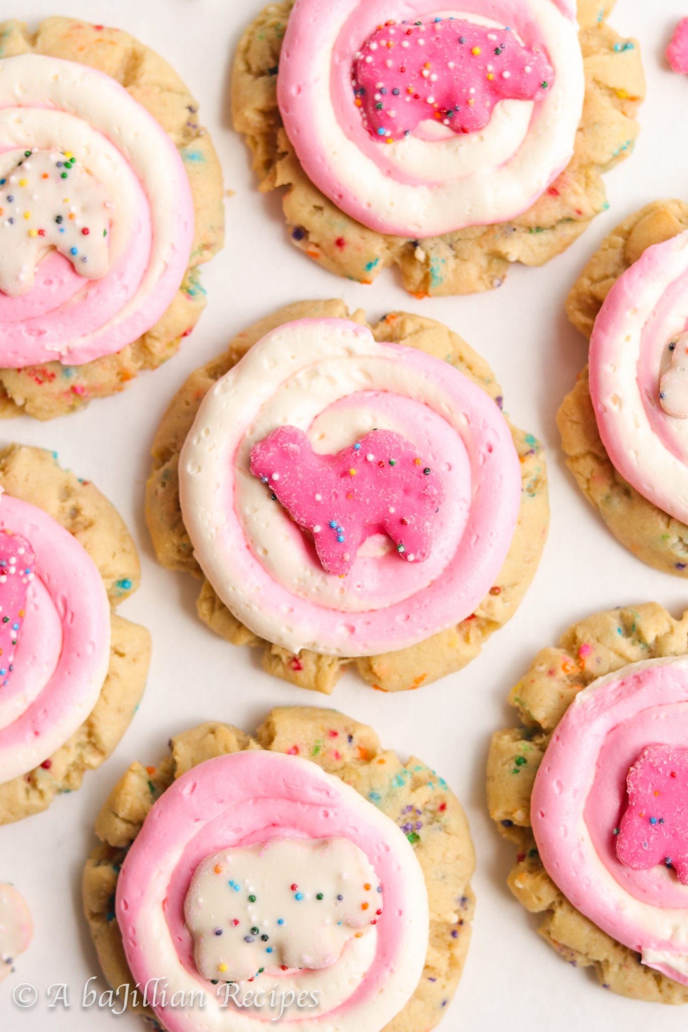 Frosted Circus Animal Cookies - A baJillian Recipes