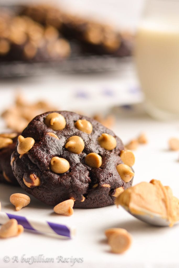 Chocolate Peanut Butter Cookies - A baJillian Recipes