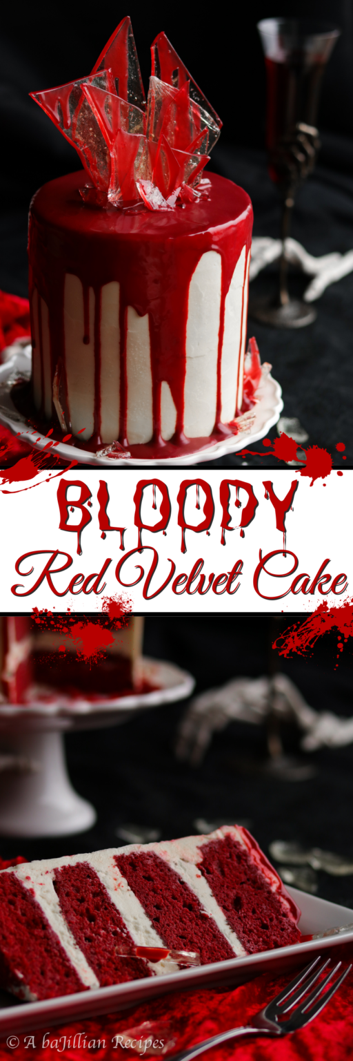 Bloody Red Velvet Cake - A baJillian Recipes