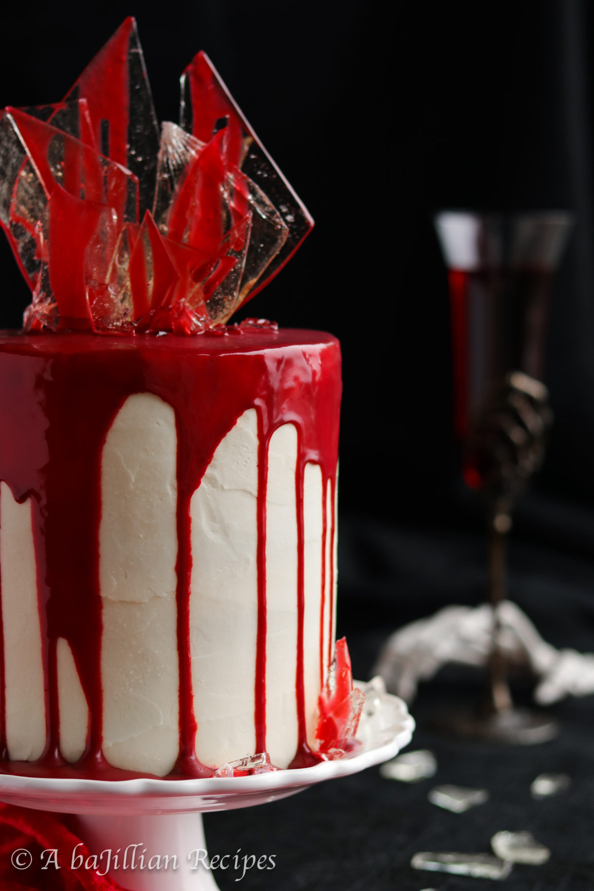 Bloody Red Velvet Cake - A baJillian Recipes