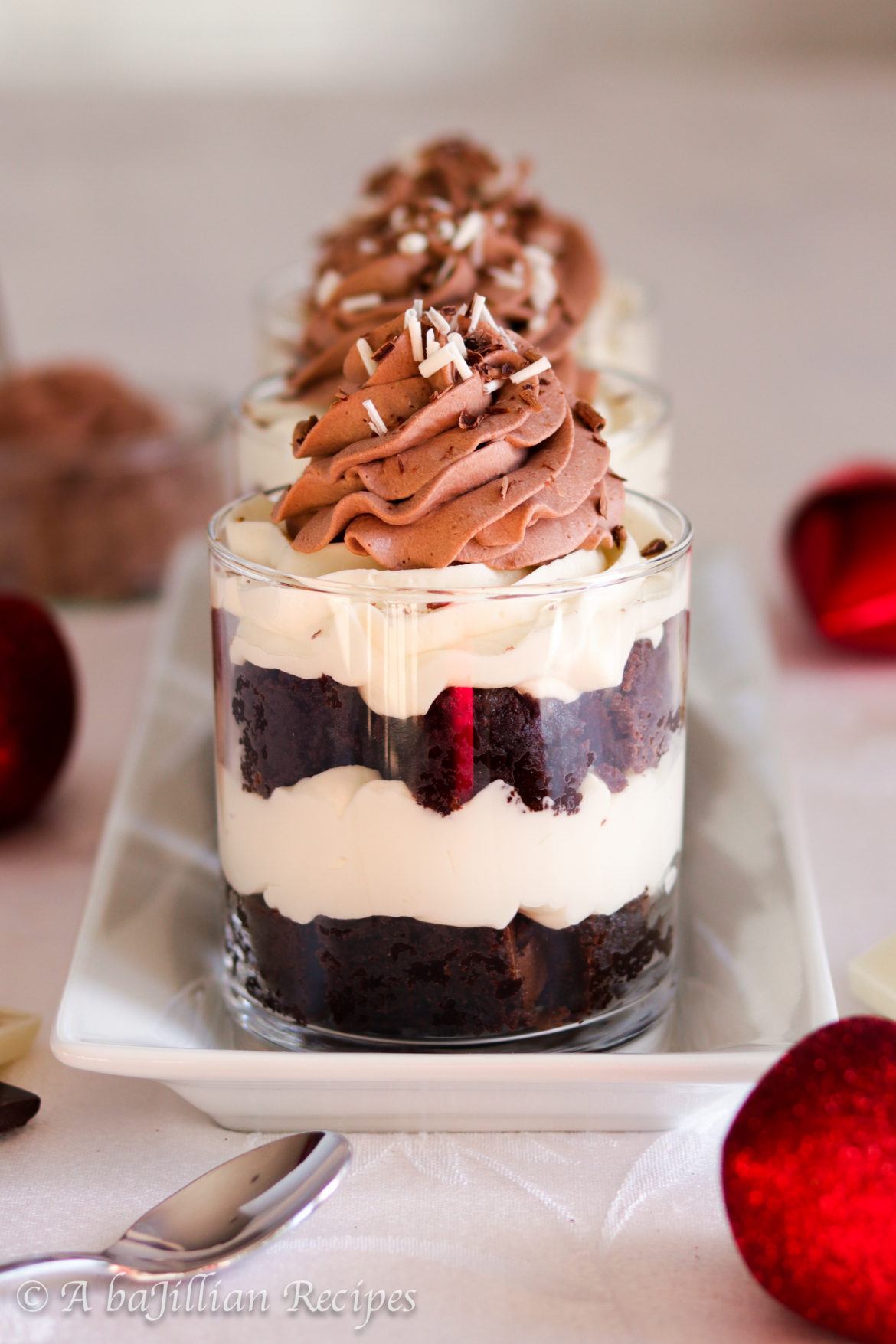 Triple Chocolate Parfaits - A baJillian Recipes