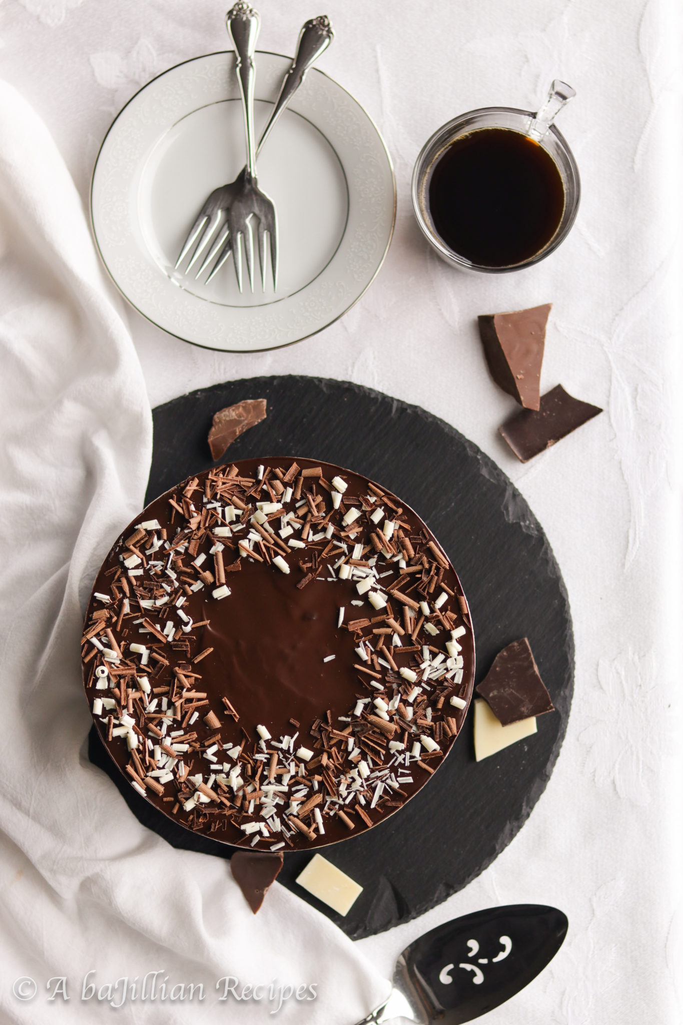 Triple Chocolate Mousse Torte - A baJillian Recipes