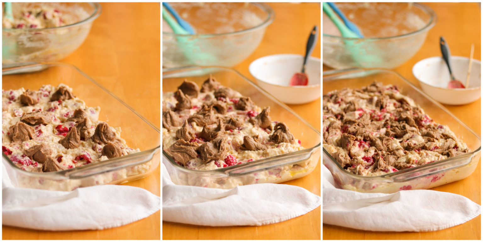 Raspberry Cinnamon Roll Coffee Cake - A baJillian Recipes