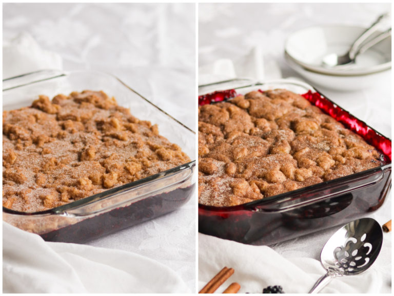 Blackberry Snickerdoodle Cobbler - A baJillian Recipes