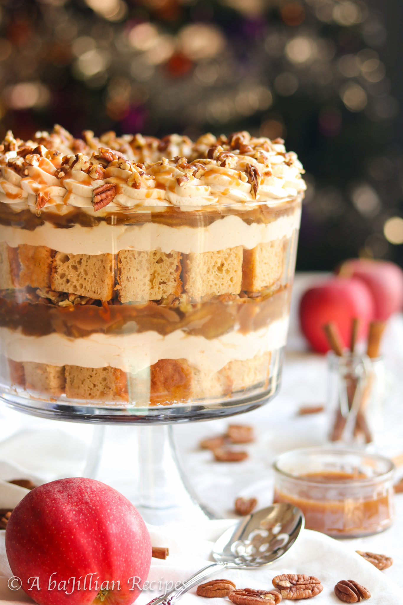 Caramel Apple Trifle - A baJillian Recipes