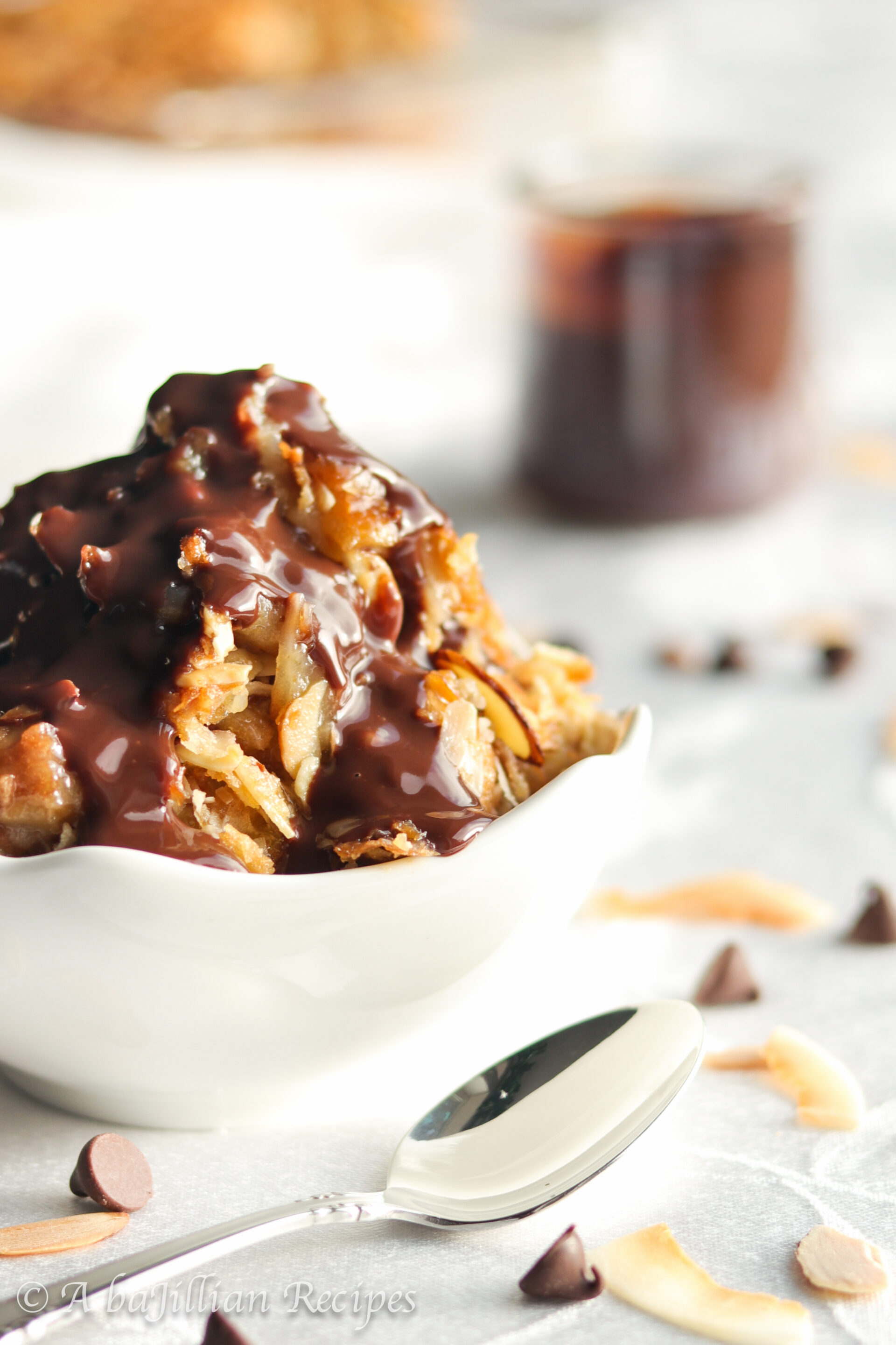 Almond Joy Bread Pudding - A baJillian Recipes