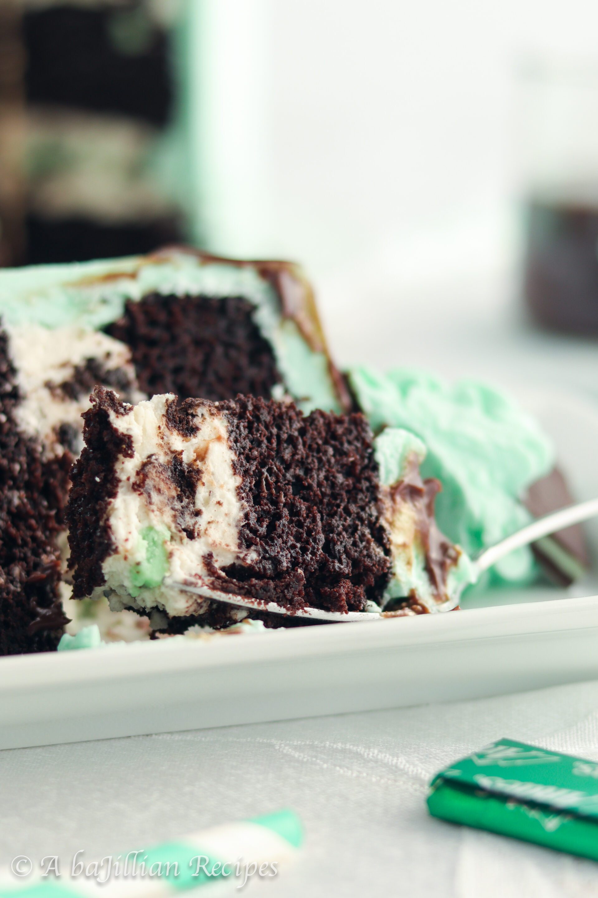 Mint Chocolate Cake - A baJillian Recipes