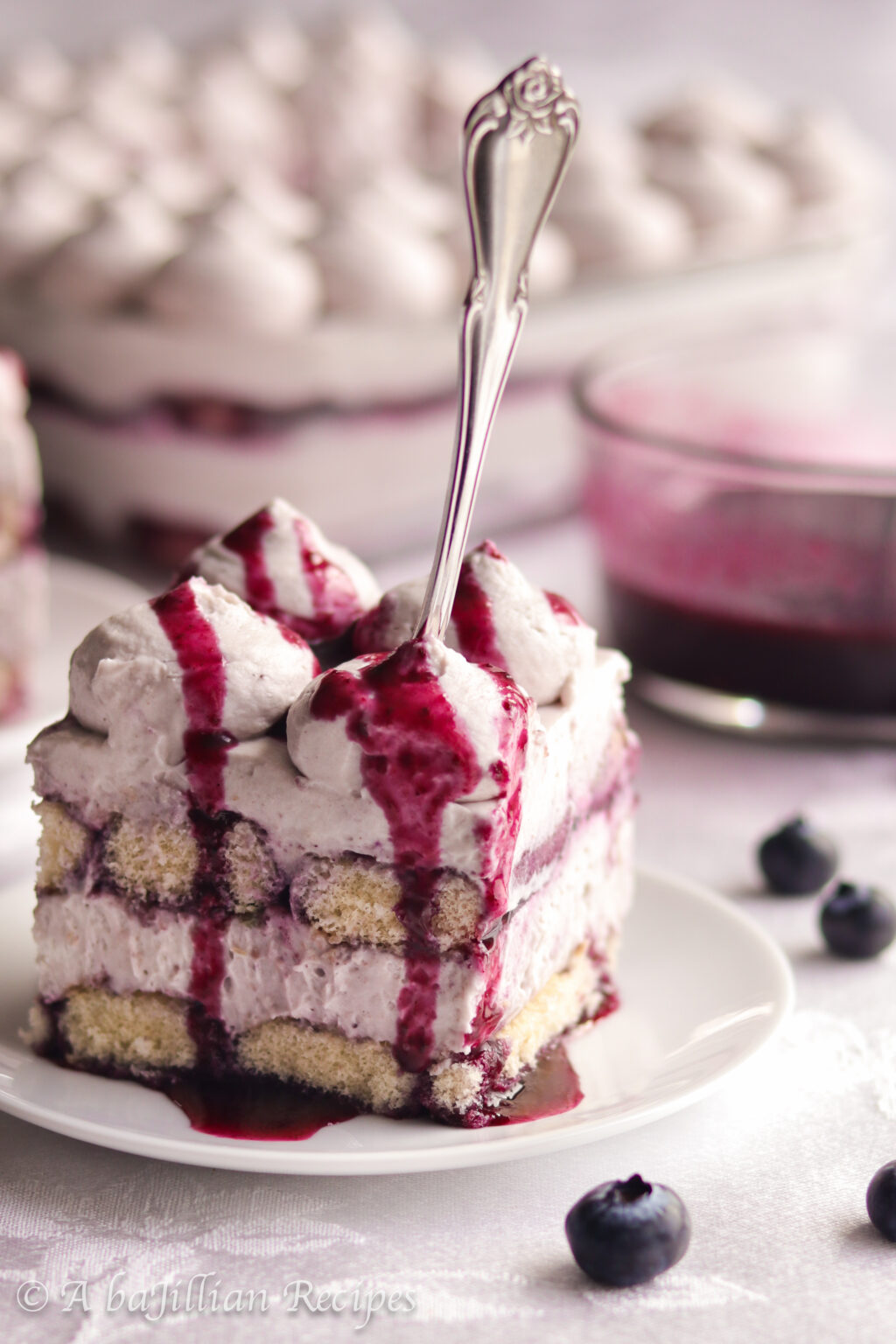 Blueberry Tiramisu - A baJillian Recipes