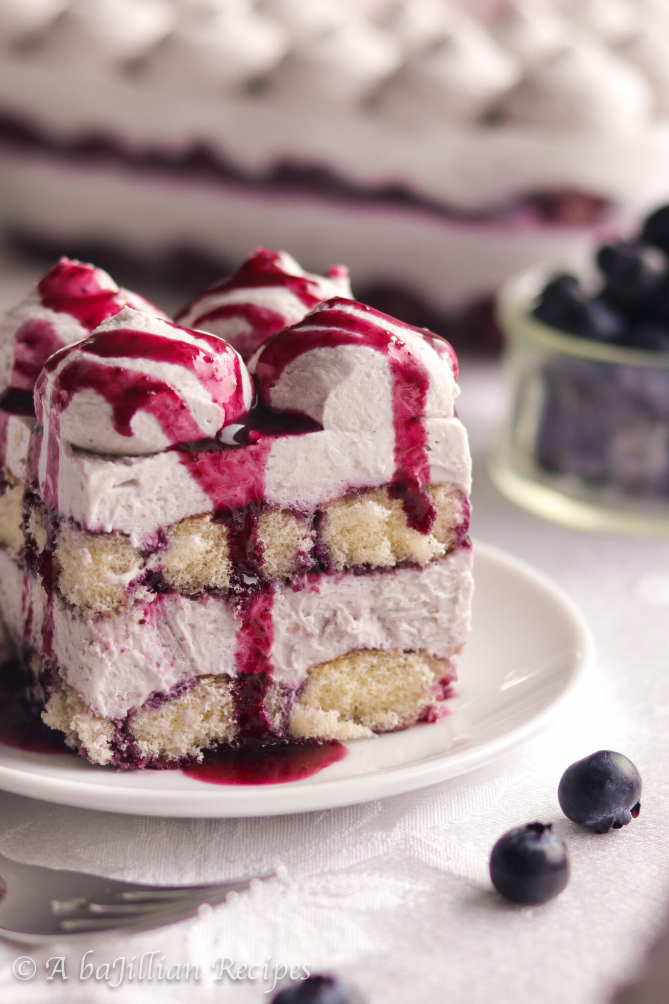 Blueberry Tiramisu - A baJillian Recipes
