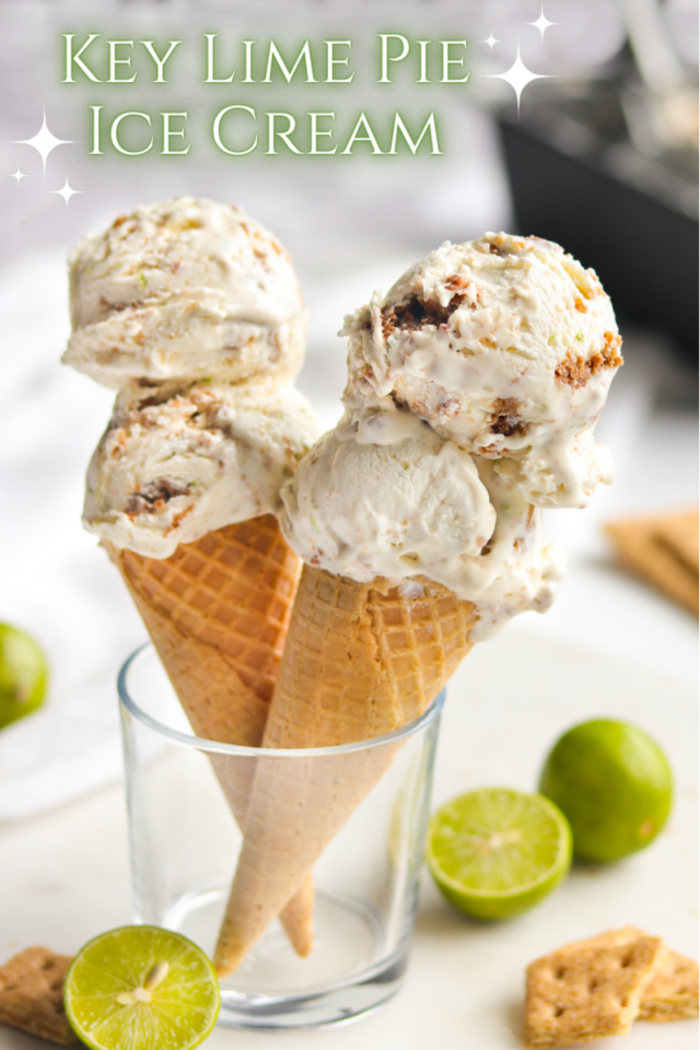 Key Lime Pie Ice Cream - A baJillian Recipes