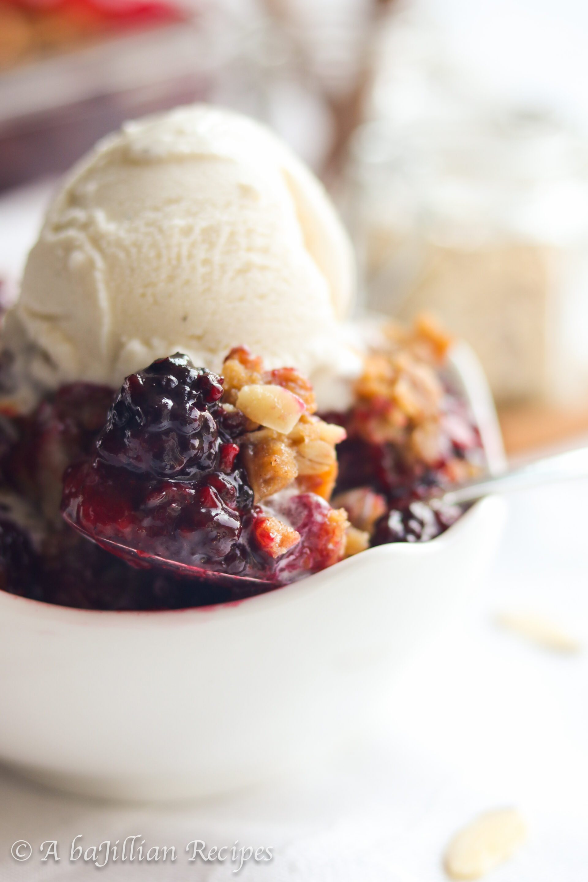 Razzleberry Crisp - A baJillian Recipes