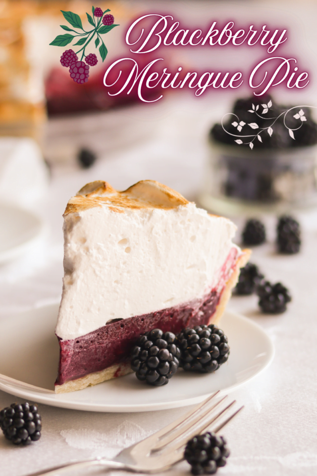 Blackberry Meringue Pie - A baJillian Recipes