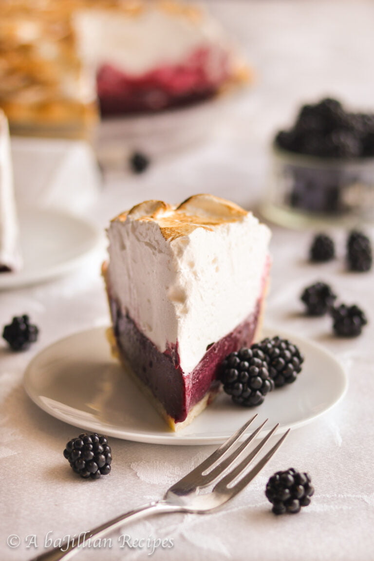 Blackberry Meringue Pie - A baJillian Recipes