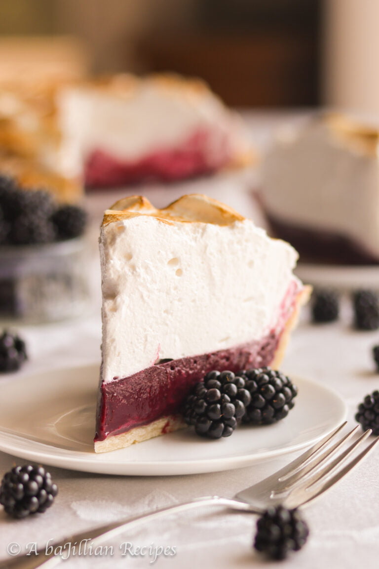 Blackberry Meringue Pie - A baJillian Recipes
