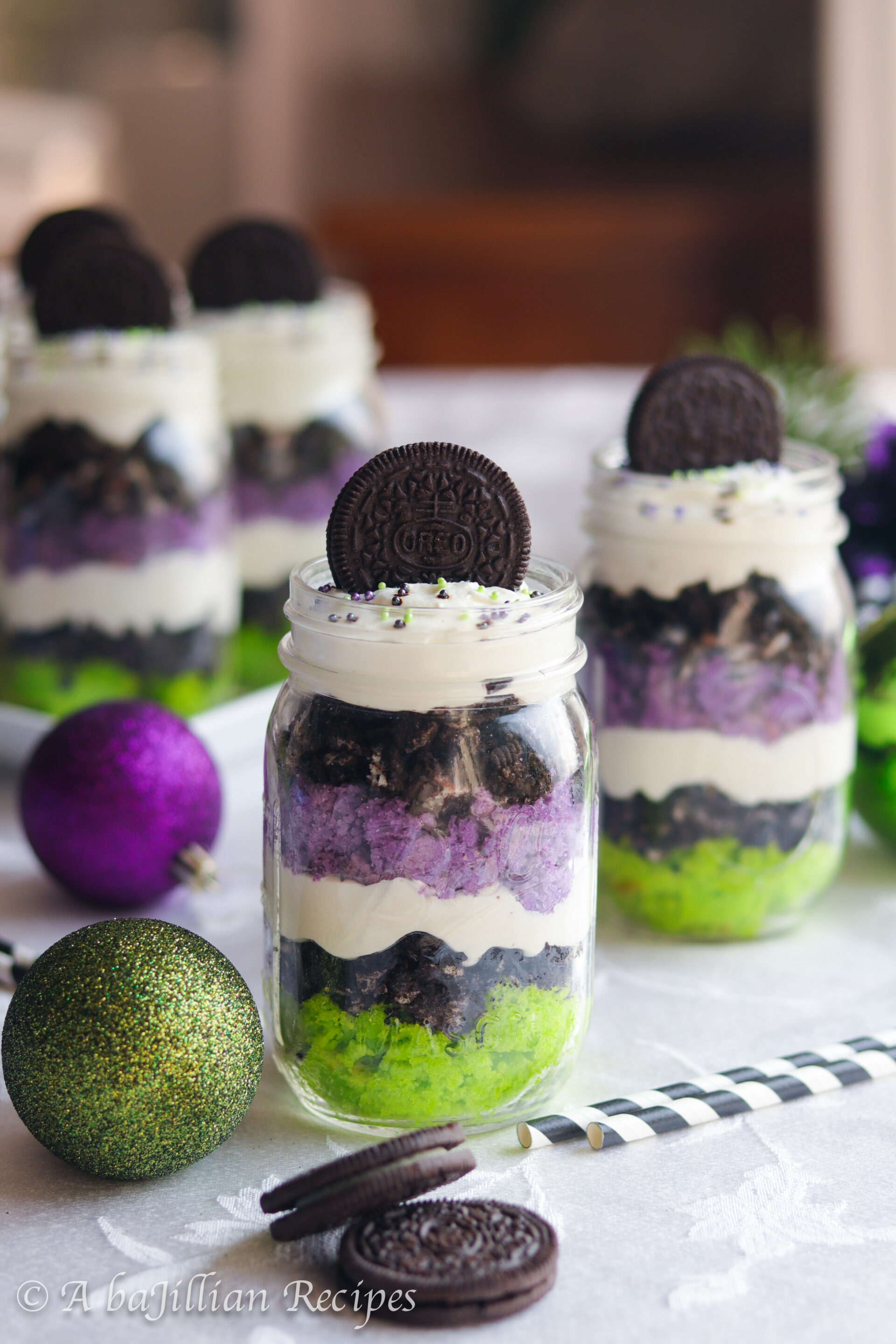 Beetlejuice Mini Trifles - A baJillian Recipes