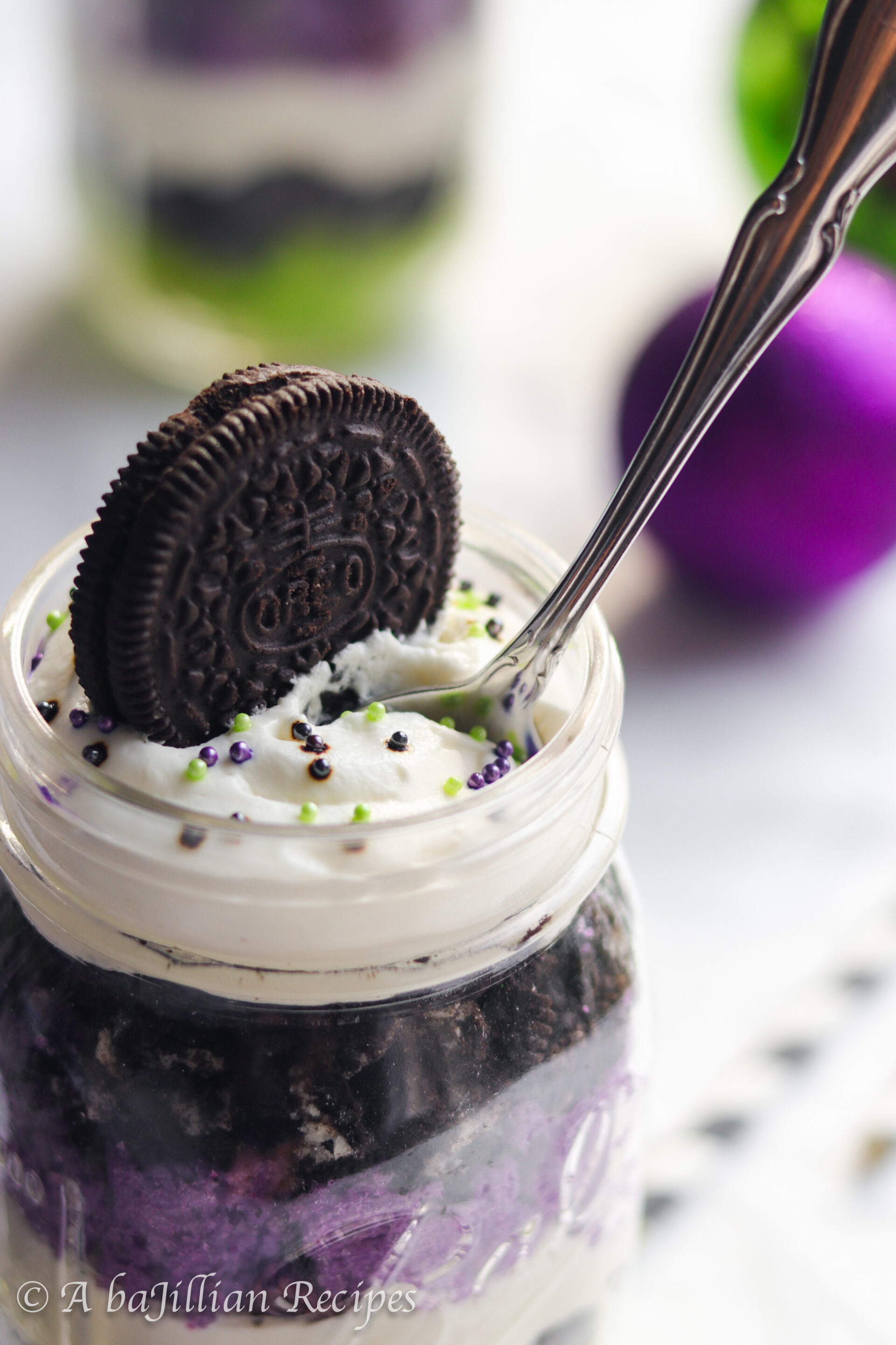 Beetlejuice Mini Trifles - A baJillian Recipes