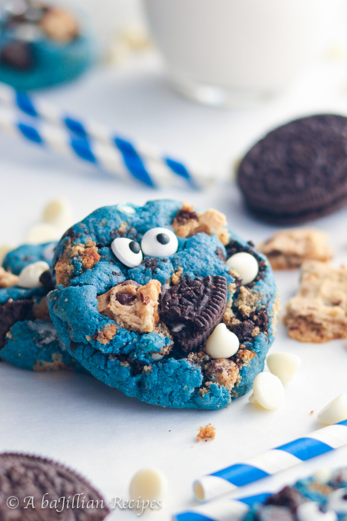 Cookie Monster Cookies - A baJillian Recipes