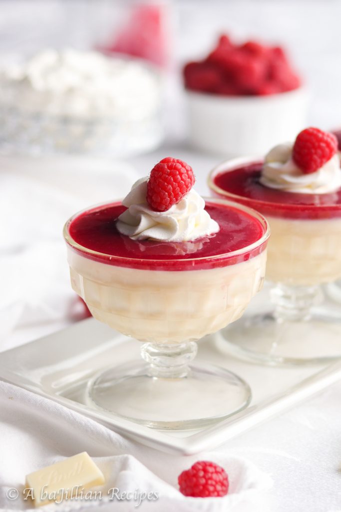 White Chocolate Raspberry Pot De Crème - A baJillian Recipes
