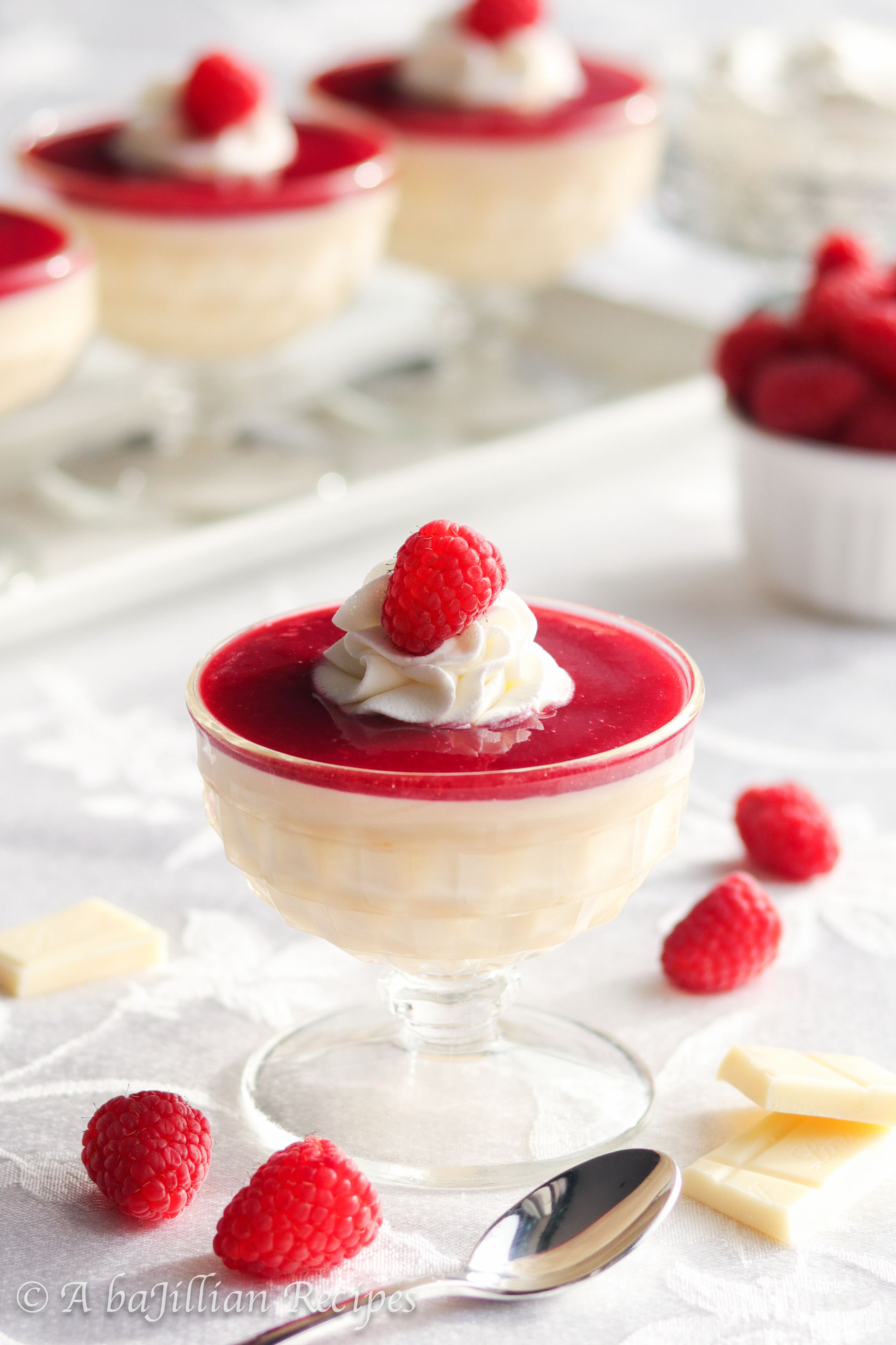 White Chocolate Raspberry Pot De Creme | A baJillian Recipes - A ...