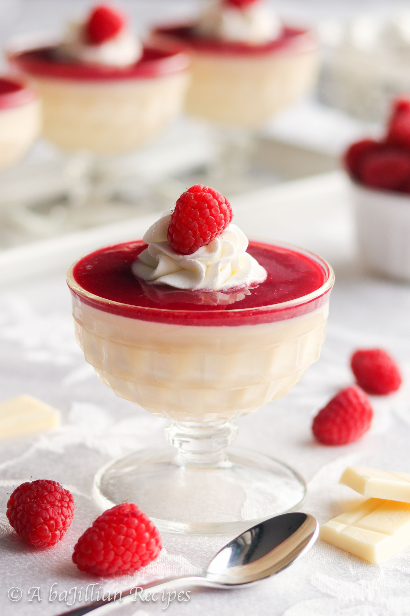 White Chocolate Raspberry Pot De Creme | A baJillian Recipes - A ...
