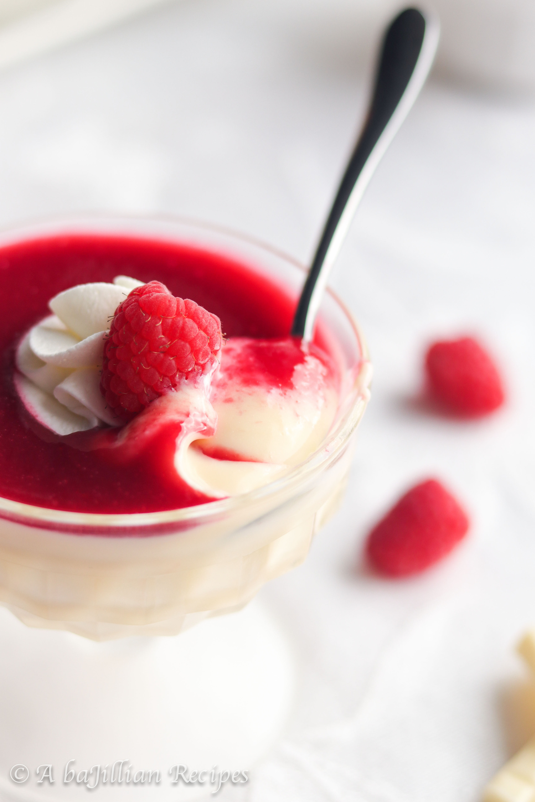 White Chocolate Raspberry Pot De Creme | A baJillian Recipes - A ...