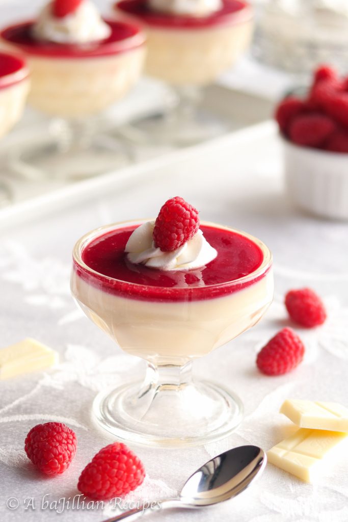White Chocolate Raspberry Pot De Crème - A baJillian Recipes