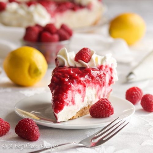 Lemon Raspberry Pie - A baJillian Recipes