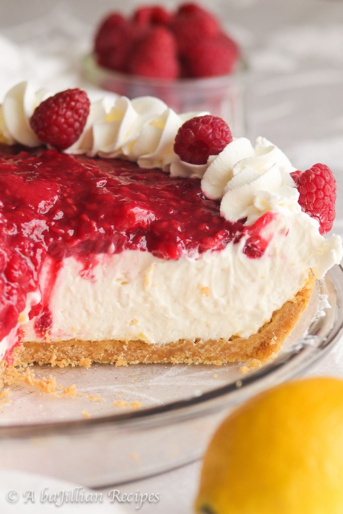 Lemon Raspberry Pie - A baJillian Recipes