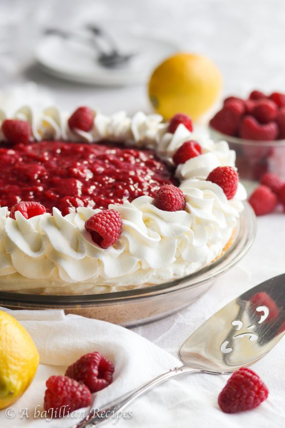 Lemon Raspberry Pie - A baJillian Recipes
