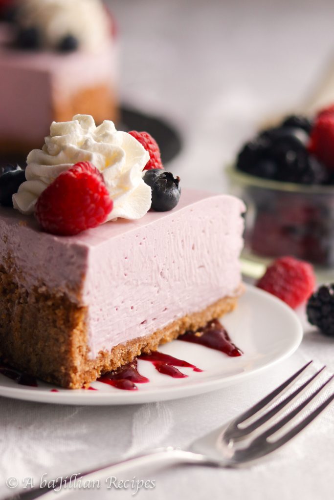 Mixed Berry Cheesecake - A baJillian Recipes