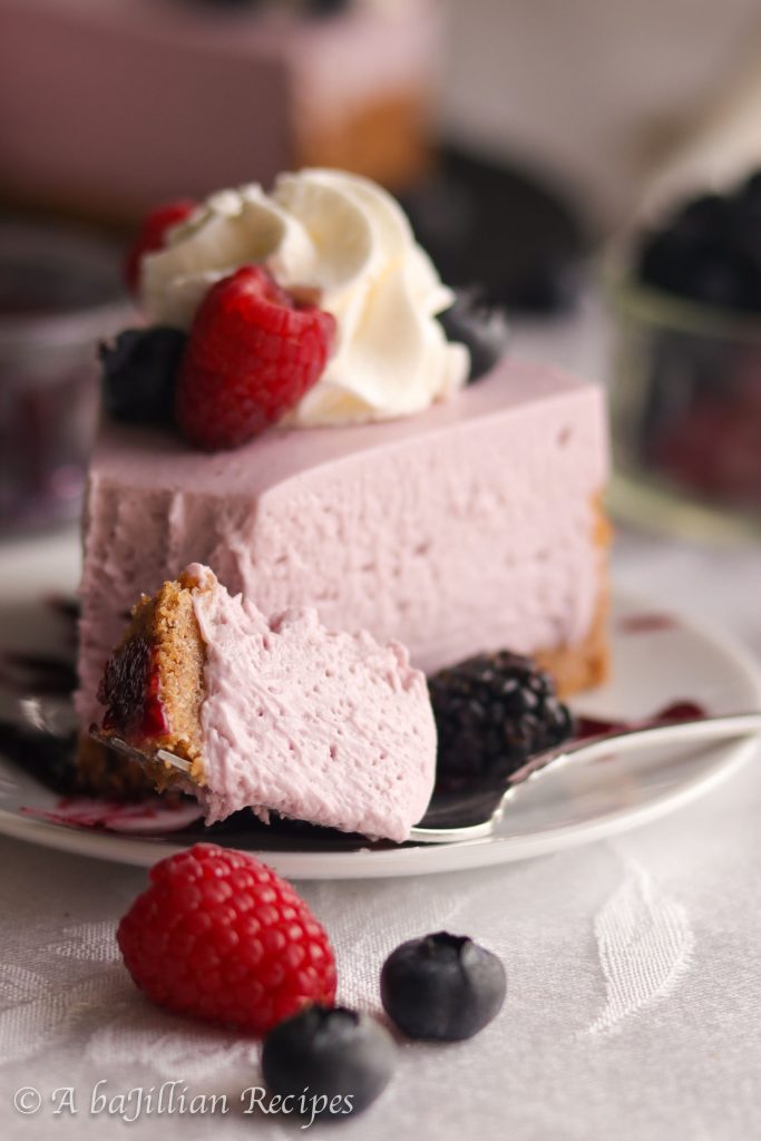 Mixed Berry Cheesecake - A baJillian Recipes