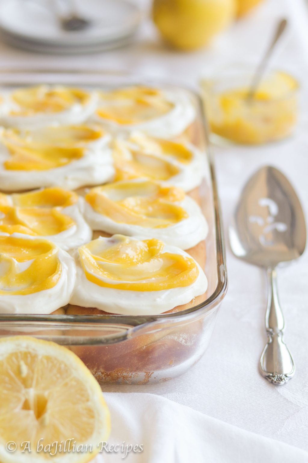 Lemon Sweet Rolls - A baJillian Recipes