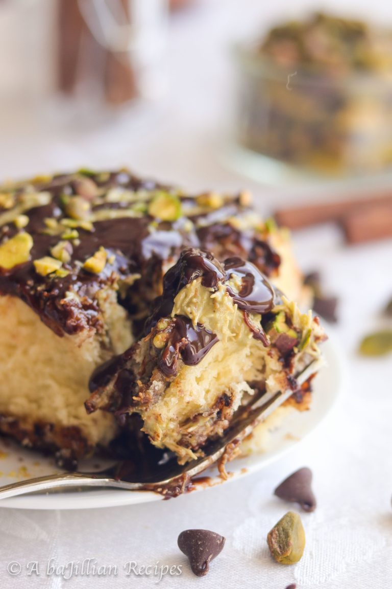 Dubai Chocolate Cinnamon Rolls - A baJillian Recipes