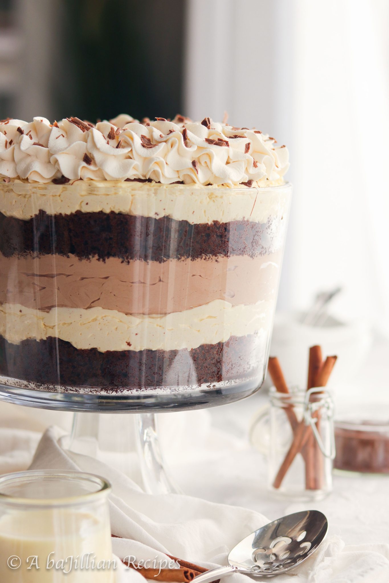 Eggnog Nutella Trifle - A baJillian Recipes